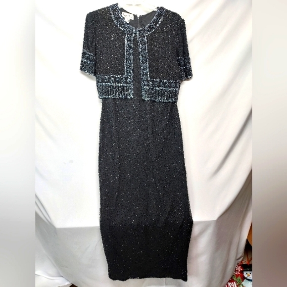 Laurence Kazar | Dresses | Vintagelaurence Kozar New York Xxl Black ...